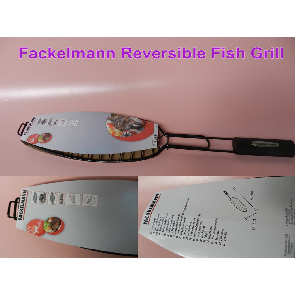 Jual Fackelmann Reversible Fish Grill Alat Pemanggang Ikan daging dan ...