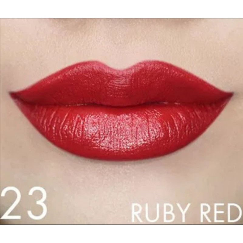 Jual Wardah Exclusive Moist lipstick (23 Ruby red) | Shopee Indonesia