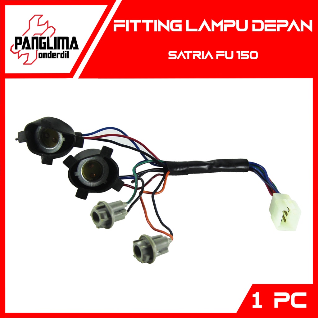 Jual Fitting Lampu Depan Satria FU 150 2005-2008 Fiting-Cop-Socket ...