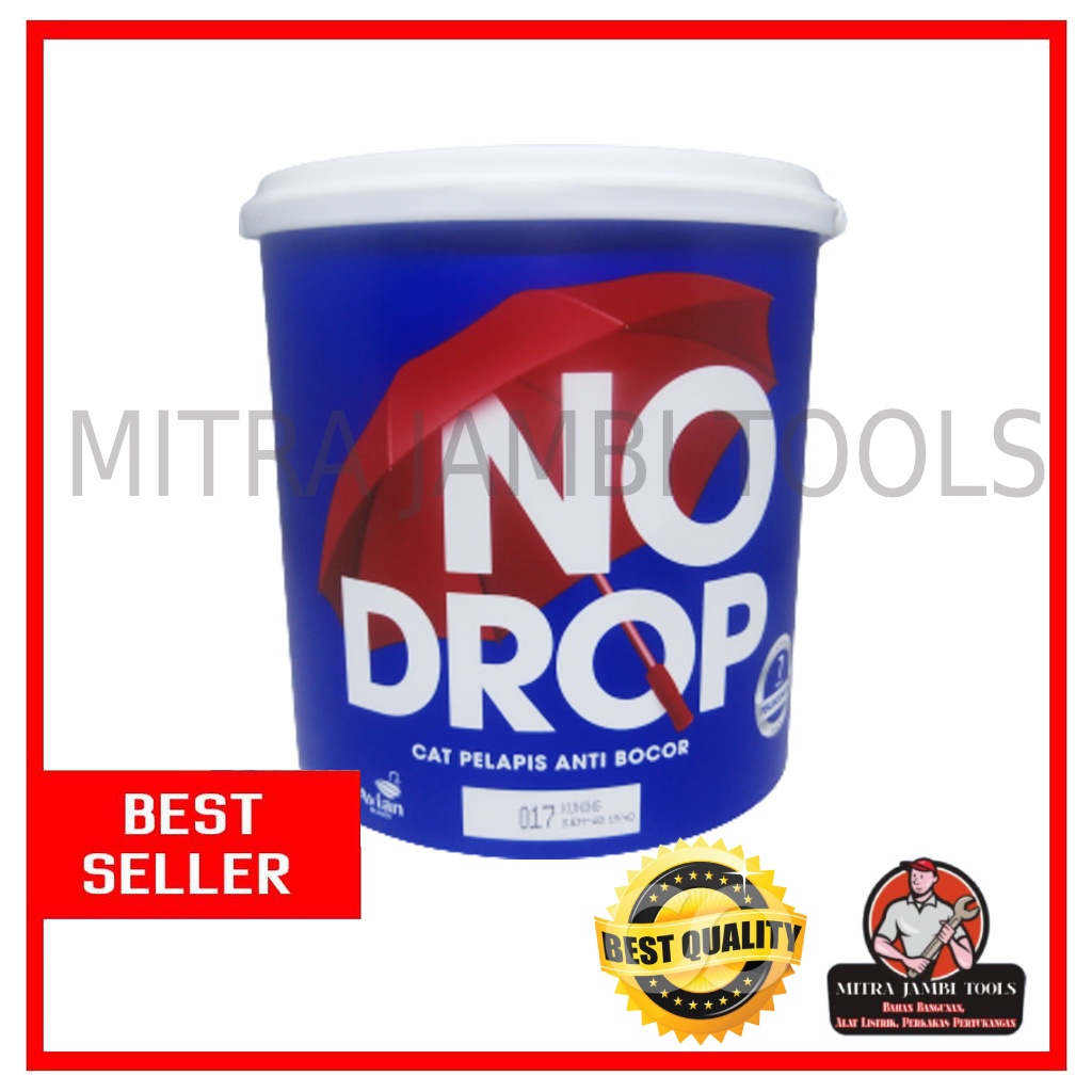 Jual CAT TEMBOK PELAPIS ANTI BOCOR NO DROP 4 KG | Shopee Indonesia