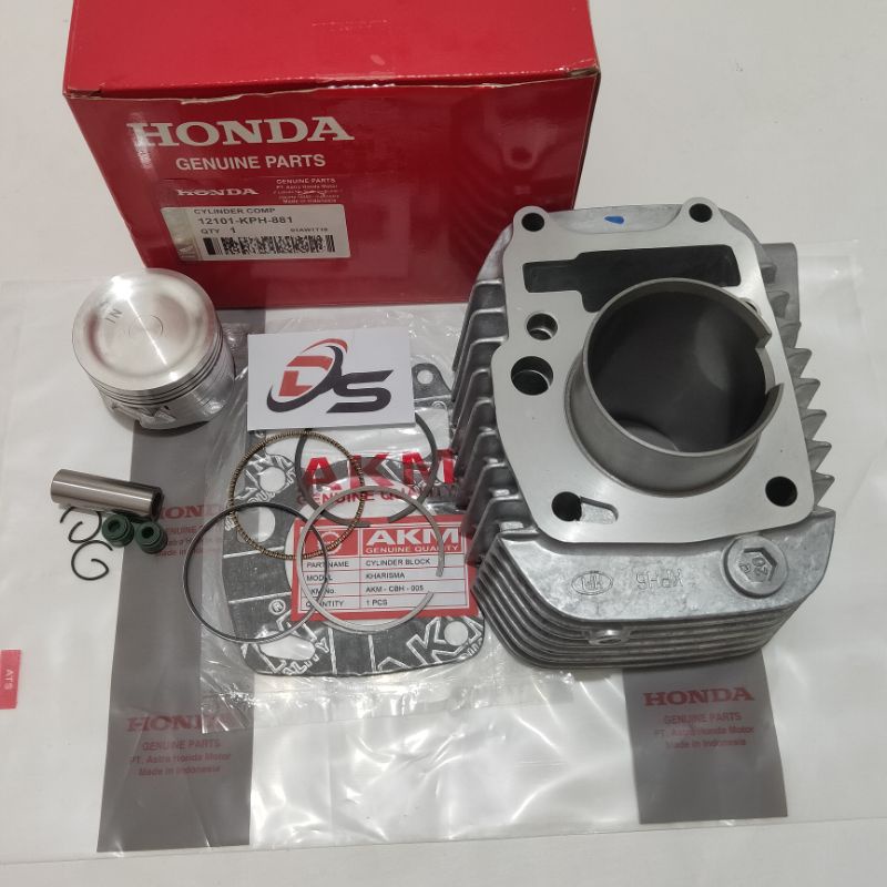 Jual Blok seher ring piston komplit honda supra x125 Supra X 125 Karbu/pnp karisma/kirana kph ...