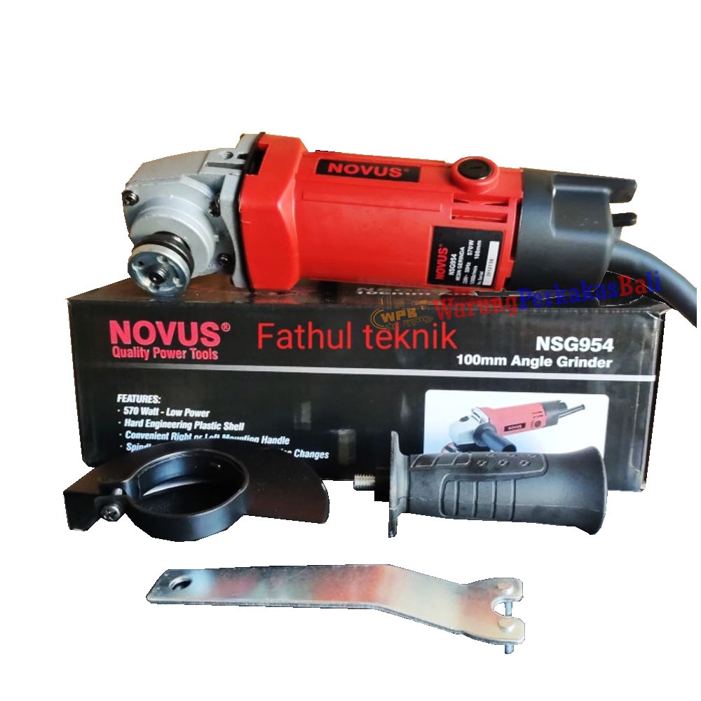 Jual NOVUS Mesin Gerinda Tangan 4" Angle Grinder Gurinda NSG954 Gerinda ...