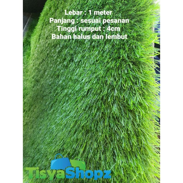 Jual Rumput Sintetis tebal 4cm Bahan halus dan lembut | Shopee Indonesia