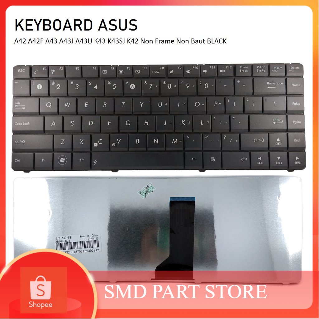 Jual Keyboard Laptop Asus A42 A42F A43 A43J A43U K43 K43SJ K42 Non Frame Non Baut - Smd Device ...