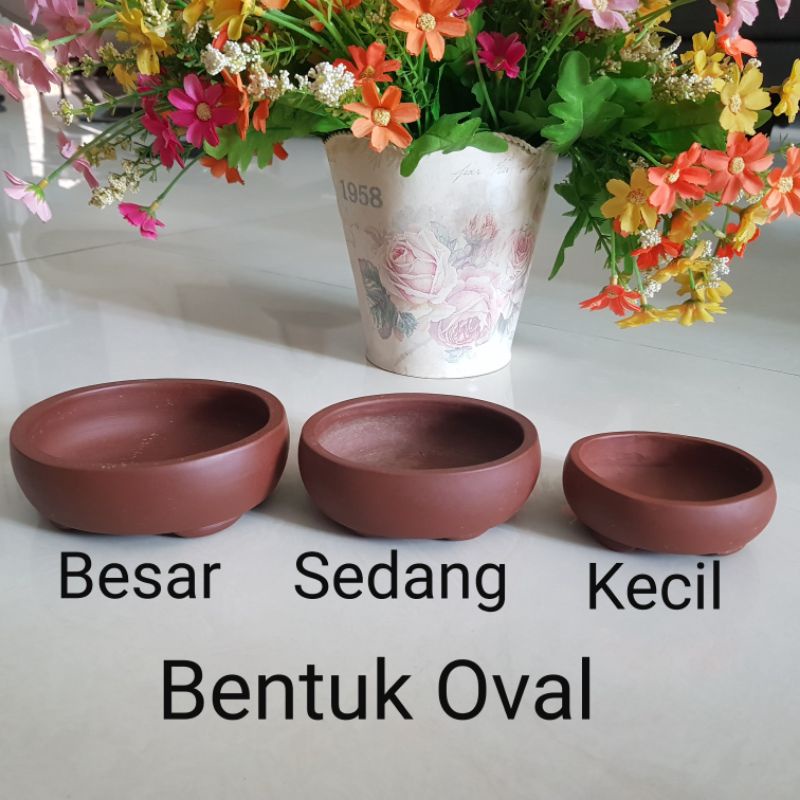 Jual Pot Bonsai Mini Pot Tanaman Kaktus Mini Tersedia 3 Ukuran | Shopee ...