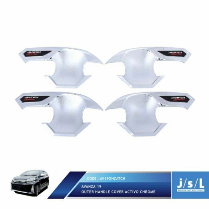 Jual Mangkok Outer Pintu mobil all new Avanza 2012-2020 chrome Krom | Shopee Indonesia