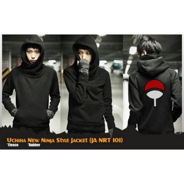Jual Jaket ninja clan uchiha naruto attack on titan fairy tail assassin ...