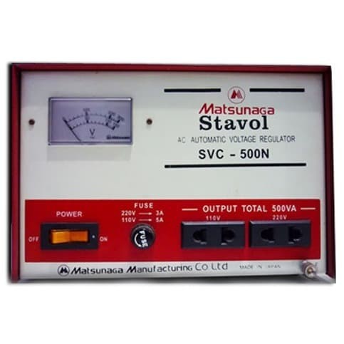 Jual Stabilizer Matsunaga 500 VA Stavolt 500VA (Servo Motor Control ...
