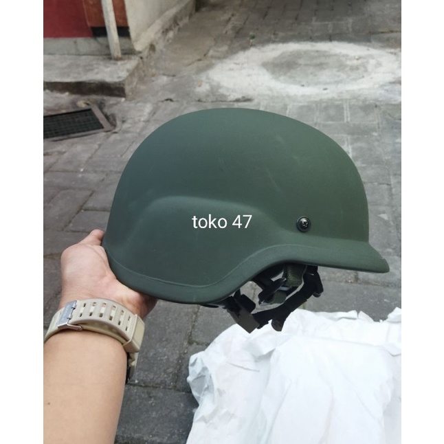 Jual HELM TEMPUR /HELM 3in1 JATAH TERBARU ASLI JATAH TNI AD | Shopee ...