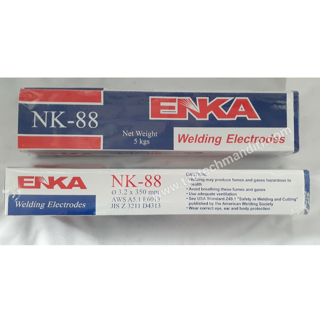 Jual Kawat Las ENKA NK88 3.2MM (5KG) / NK 88 3.2 MM NIKKOSTEEL | Shopee Indonesia