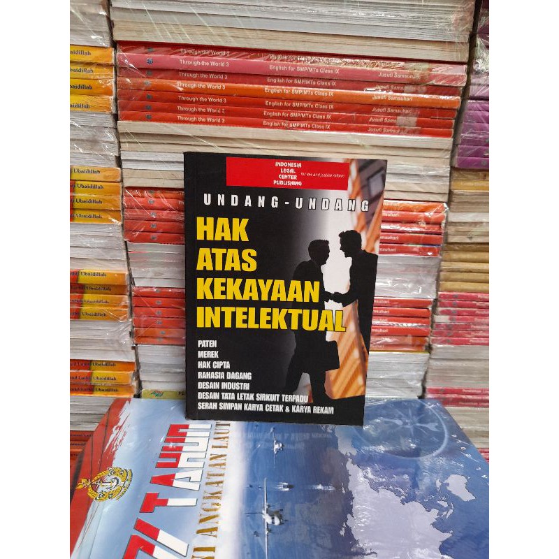 Jual Original Buku Undanng Undang Hak Atas Kekayaan Intelektual Paten Merek Hak Cipta By ...