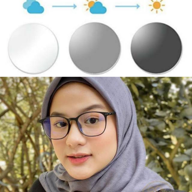 Jual KACAMATA PHOTOCROMIC WANITA 2130 PAKET LENSA ANTI RADIASI ...