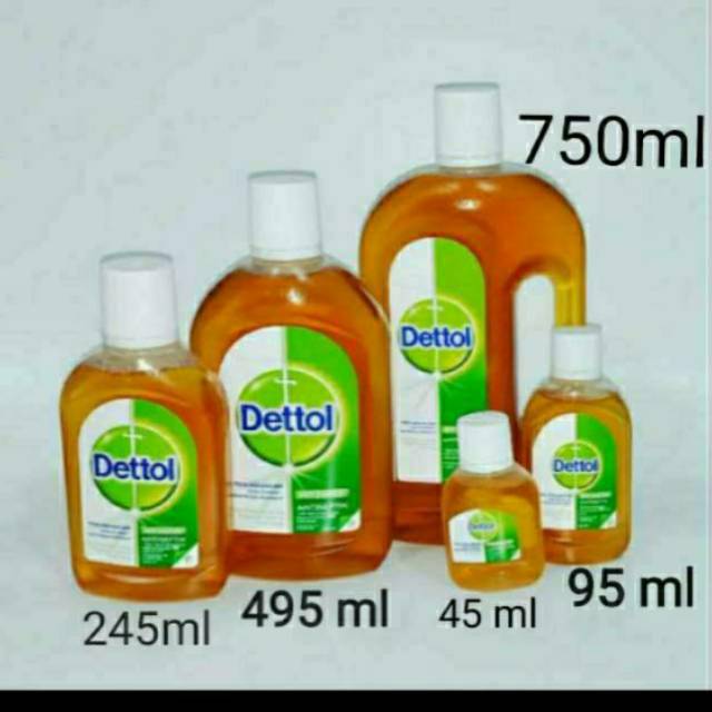 Jual Dettol antiseptik liquid 45 ml ,245 ml | Shopee Indonesia