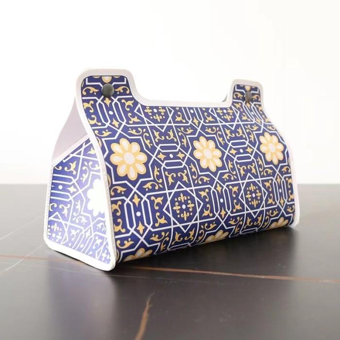 Jual LV brown & Hermes ORANGE tissue box/ kotak tissue bahan kulit ...