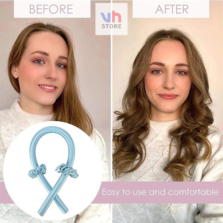 Jual Heatless Curl Alat Pengeriting Rambut Tanpa Catokan Panas Curling ...