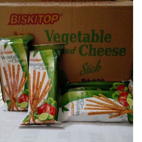 Jual Biskitop Vegetable and Cheese stick pack isi 10 bungkus x 50gr ...