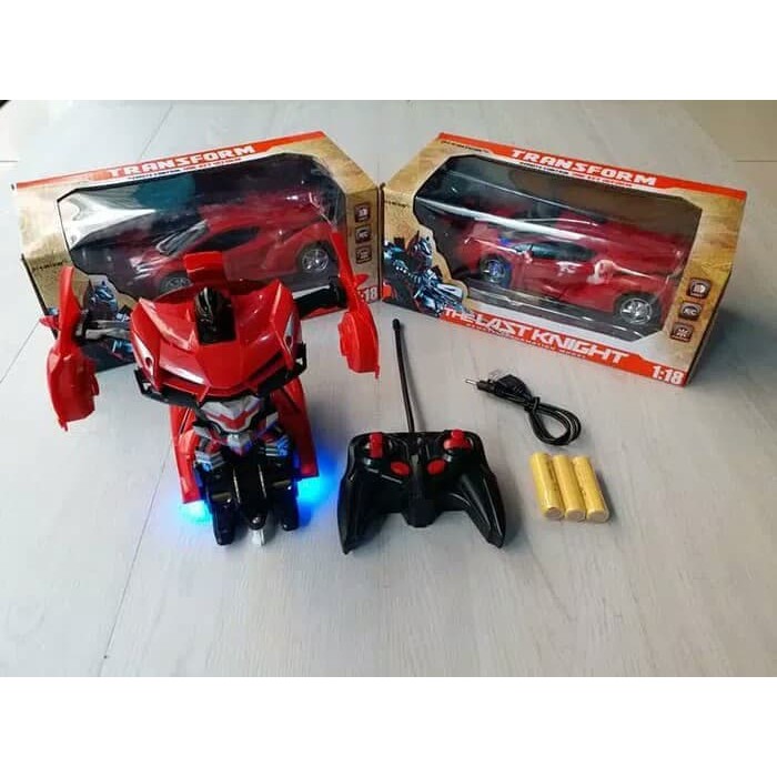 Jual Mainan Anak RC Remote Control Mobil Mobilan Berubah Robot ...