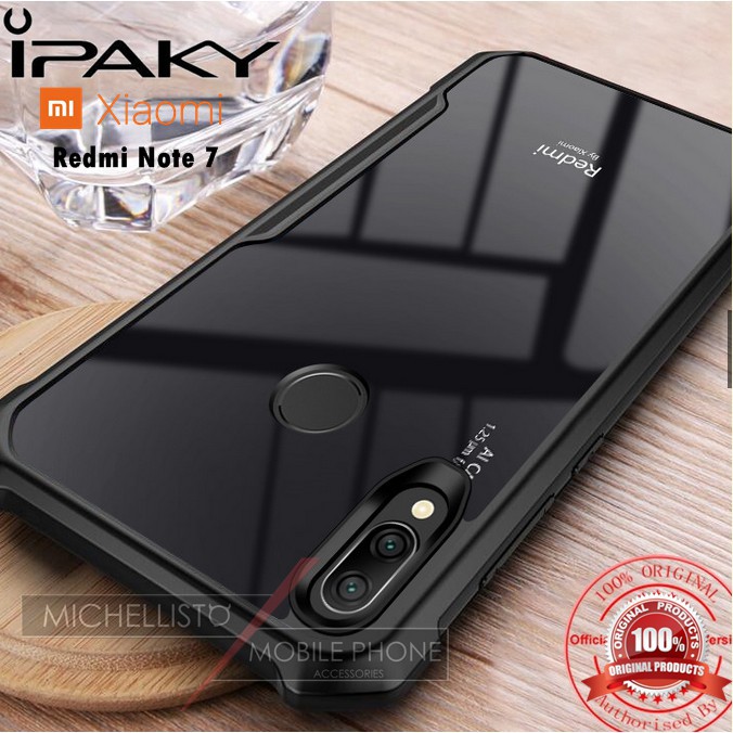 Jual iPaky Case Redmi Note 7 Armor Shield Bumper Transparent Clear ...