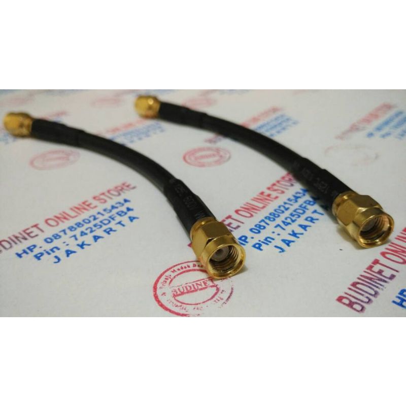 Jual kabel pigtail untuk ubnt sectoral mimo (rpsma male to rpsma male ...