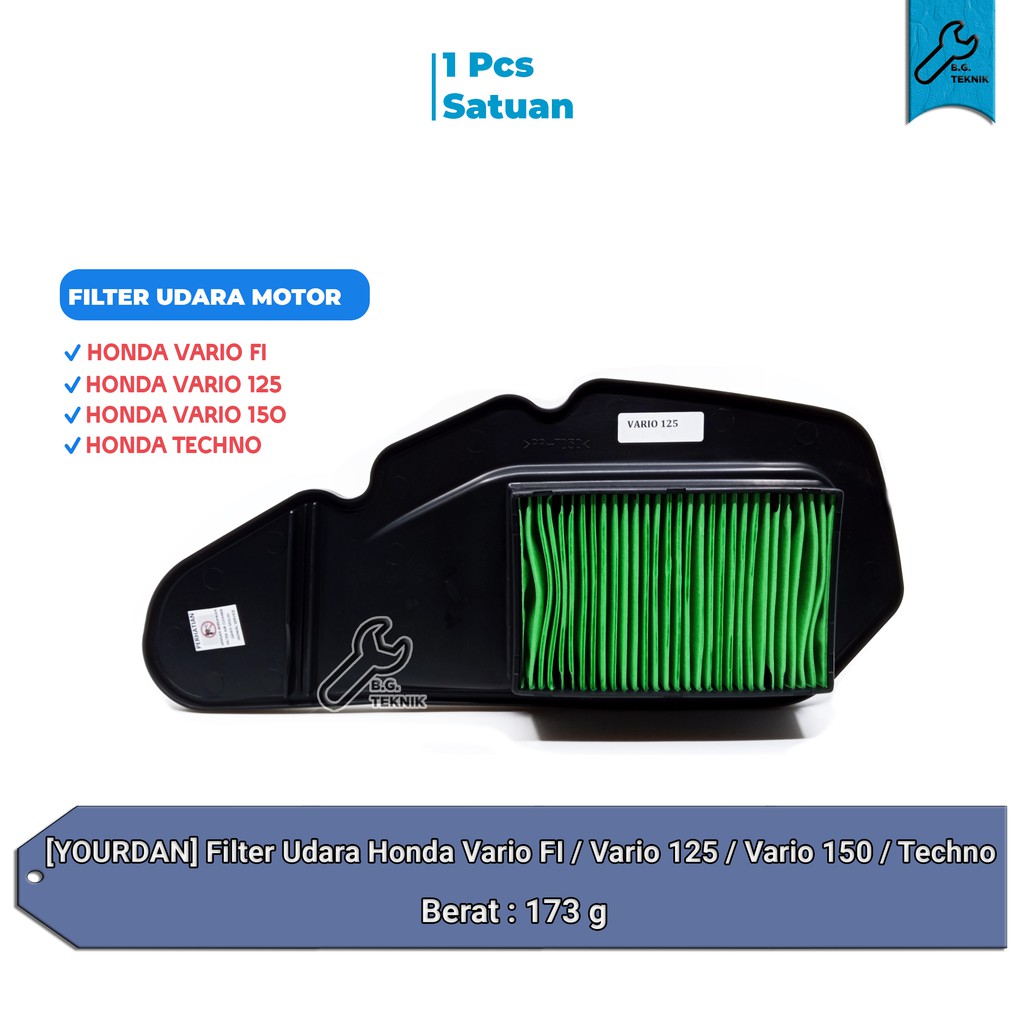 Jual Filter Udara Honda VARIO F1/Vario 125/Vario 150/Vario Techno ...