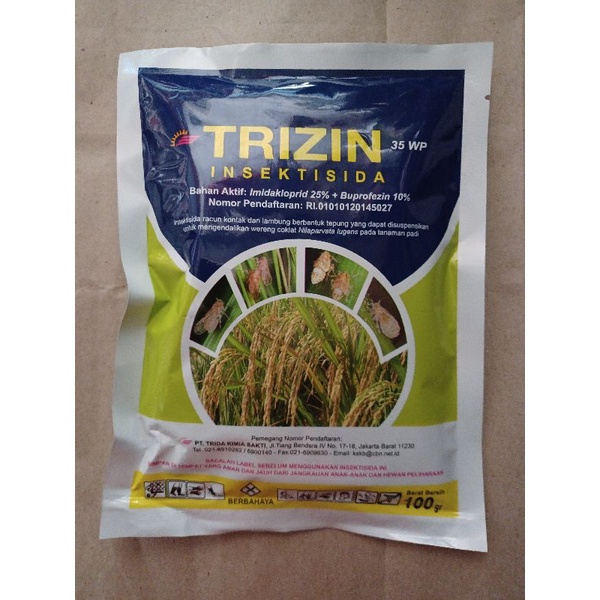 Jual INSEKTISIDA KONTAK TRIZIN 35 WP 100 GR | Shopee Indonesia