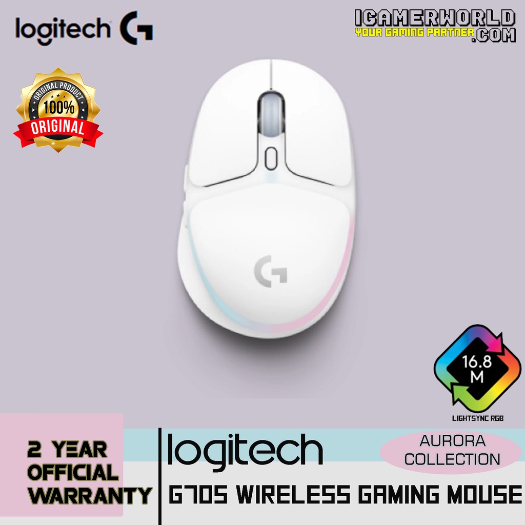 Jual Logitech G705 Aurora Wireless Gaming Mouse | Shopee Indonesia