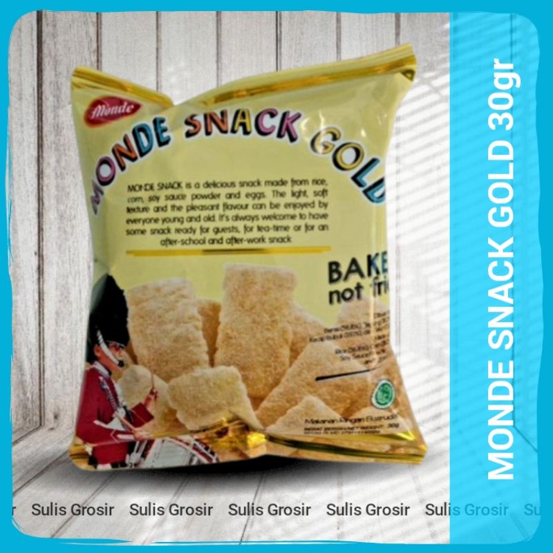 Jual Monde Snack Gold 30gr | Shopee Indonesia