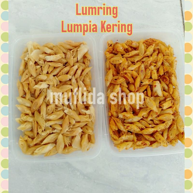 Jual Lumring lumpia kering aneka rasa kemasan thinwall | Shopee Indonesia