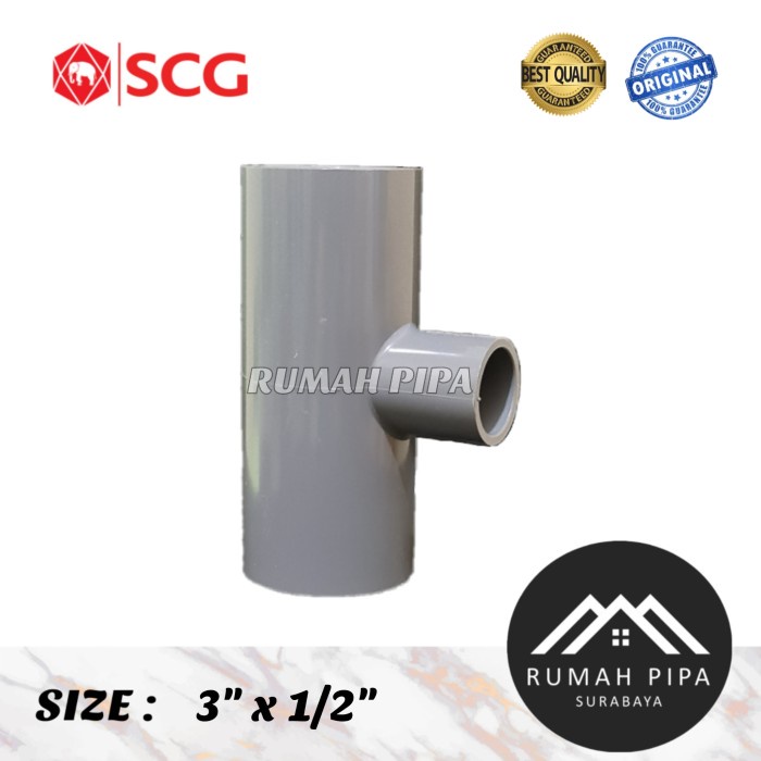 Jual Verlop Tee 3" x 1/2" AW / Reducer Tee 3" x 1/2" AW - SCG | Shopee ...