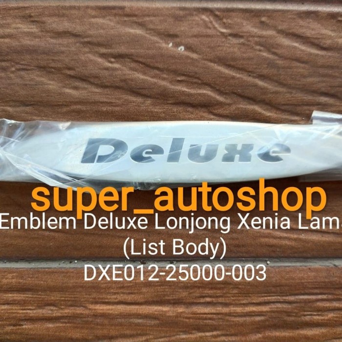 Jual New emblem/Logo/Sticker Deluxe Lonjong Xenia Lama di list Body ...