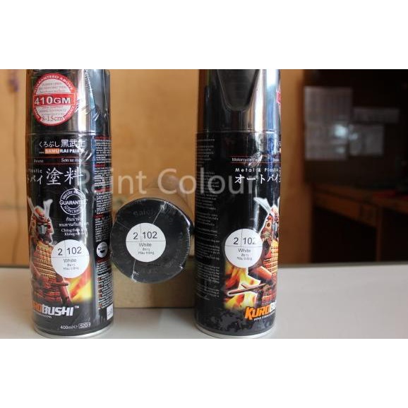 Jual Samurai Paint 102 White/Putih Cat Semprot/Pylox Helm/Motor/Gundam | Shopee Indonesia