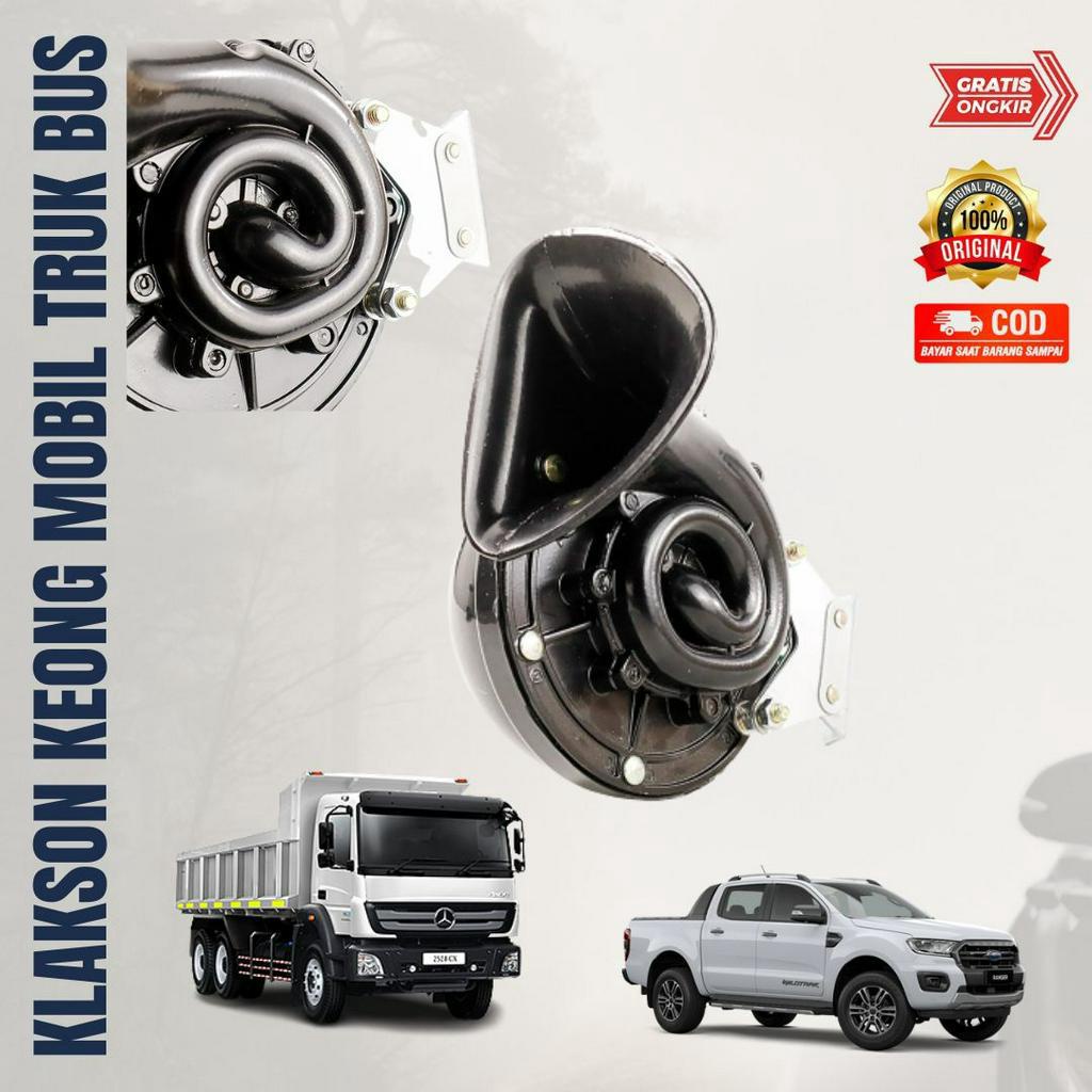 Jual Klakson Keong Mobil Loud Air Horn 12 V 150 dB Tolelot Super Truk ...