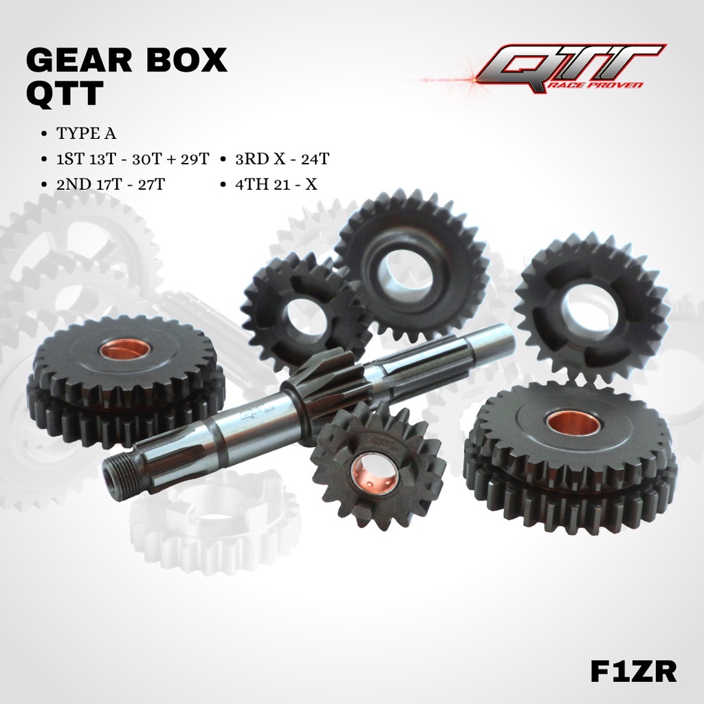 Jual Gear Rasio GIR Box QTT F1zr F1 FIZR Force 1 type A | Shopee Indonesia