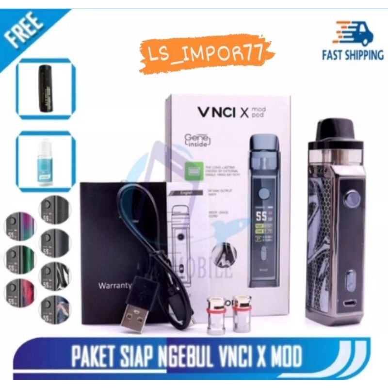 Jual Pape Pood Vinci X 70W Vapee Vapoor Fulset siap bull | Shopee Indonesia