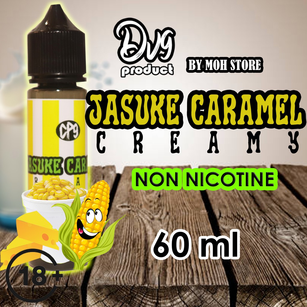Jual Liquid Non Nicotine Dv9 Jasuke Caramel Creamy 60ml Vape | Shopee ...