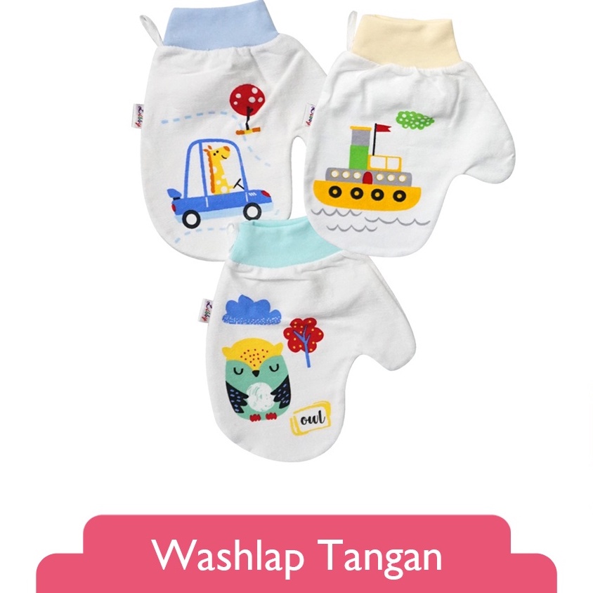 Jual Libby Washlap Cotton Tangan Putih (1pcs) | Shopee Indonesia