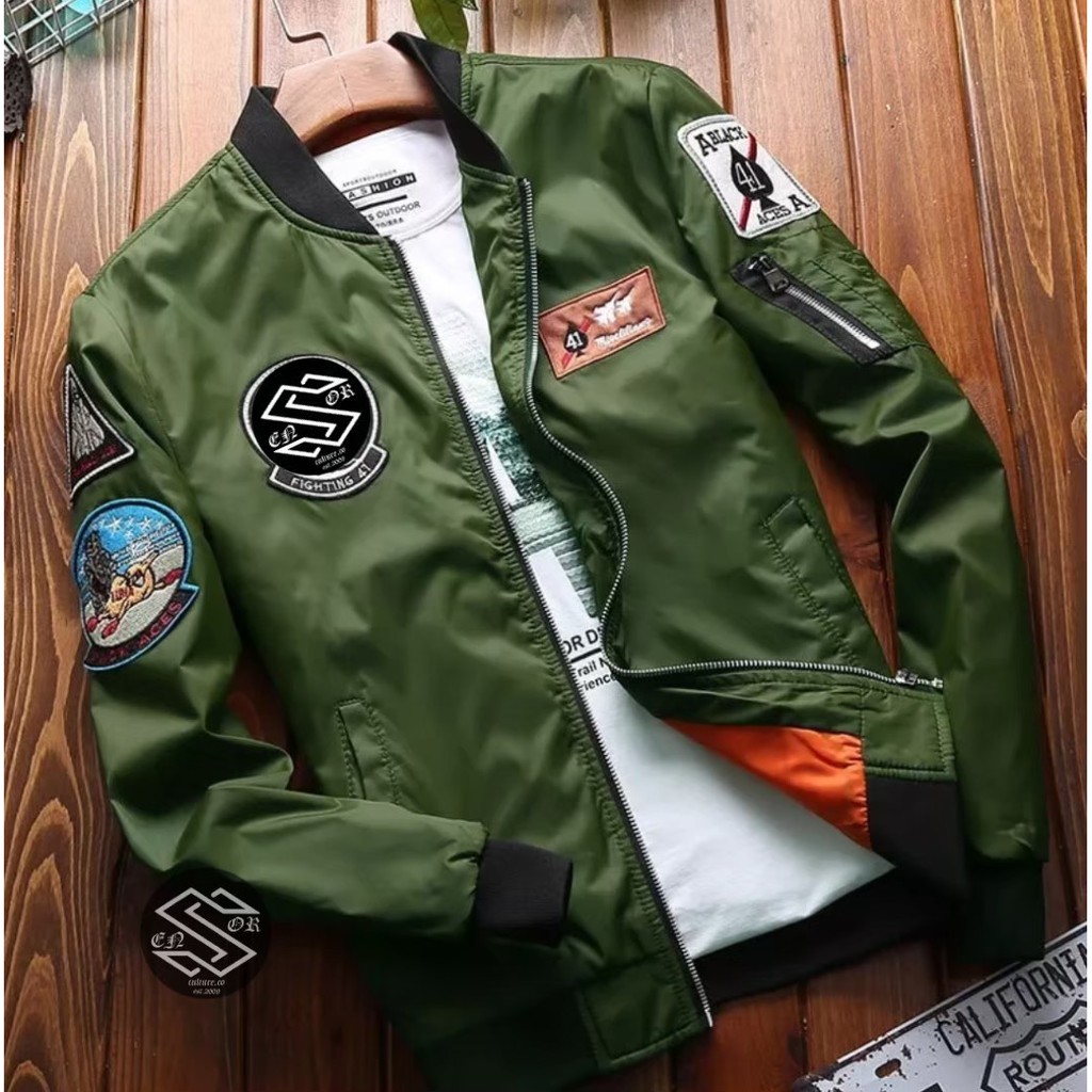 Jual JAKET BOMBER FIGHTING JAKET SENSOR | Shopee Indonesia