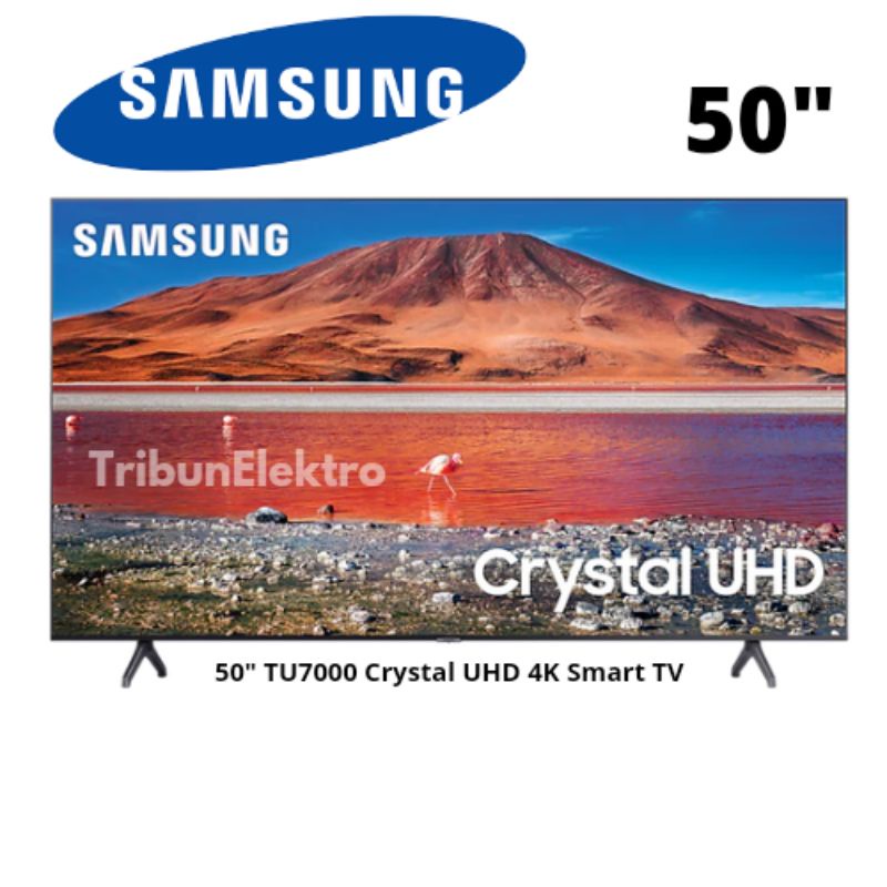 Jual LED Samsung 50" TU7000 Crystal UHD 4K Smart TV | Shopee Indonesia