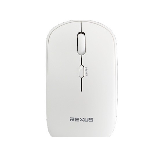 Jual Rexus QB100 Wireless Mouse Dual Connection Bluetooth + Dongle 2.4 ...