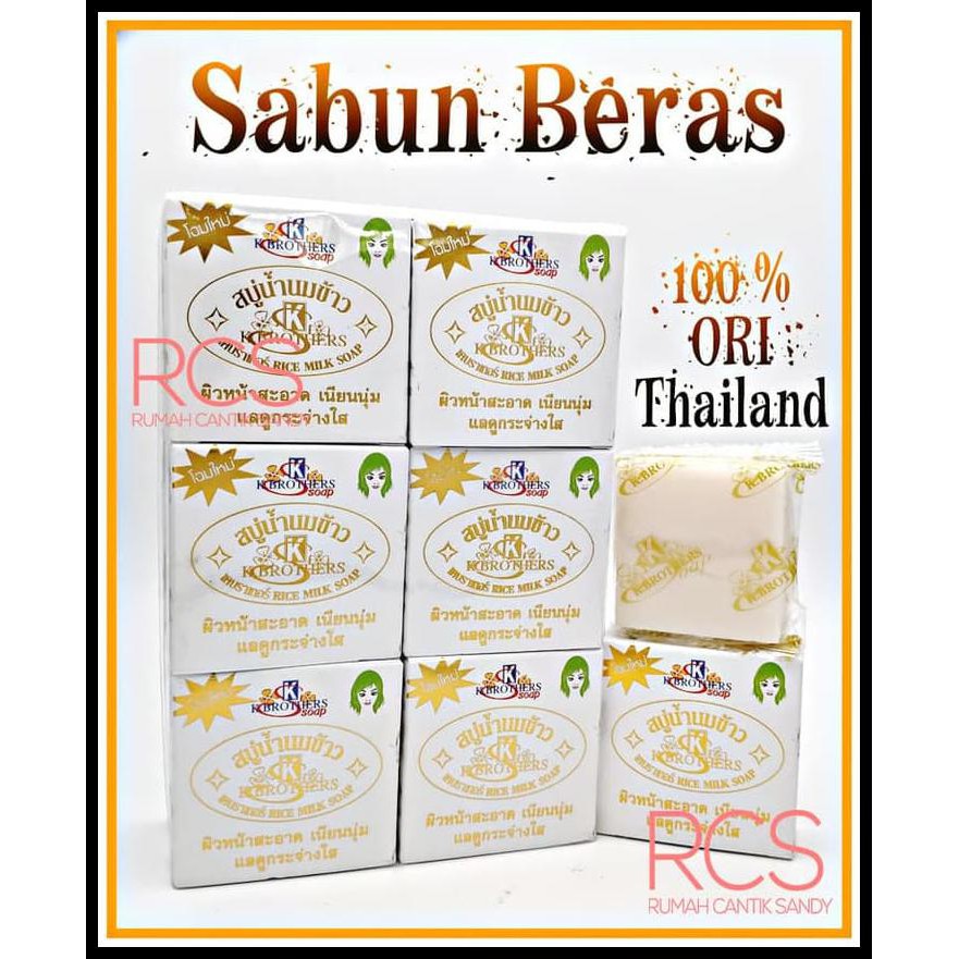 Jual 0Nqi Sabun Beras Thailand - Saber - K Brothers ( Kemasan Dus ...