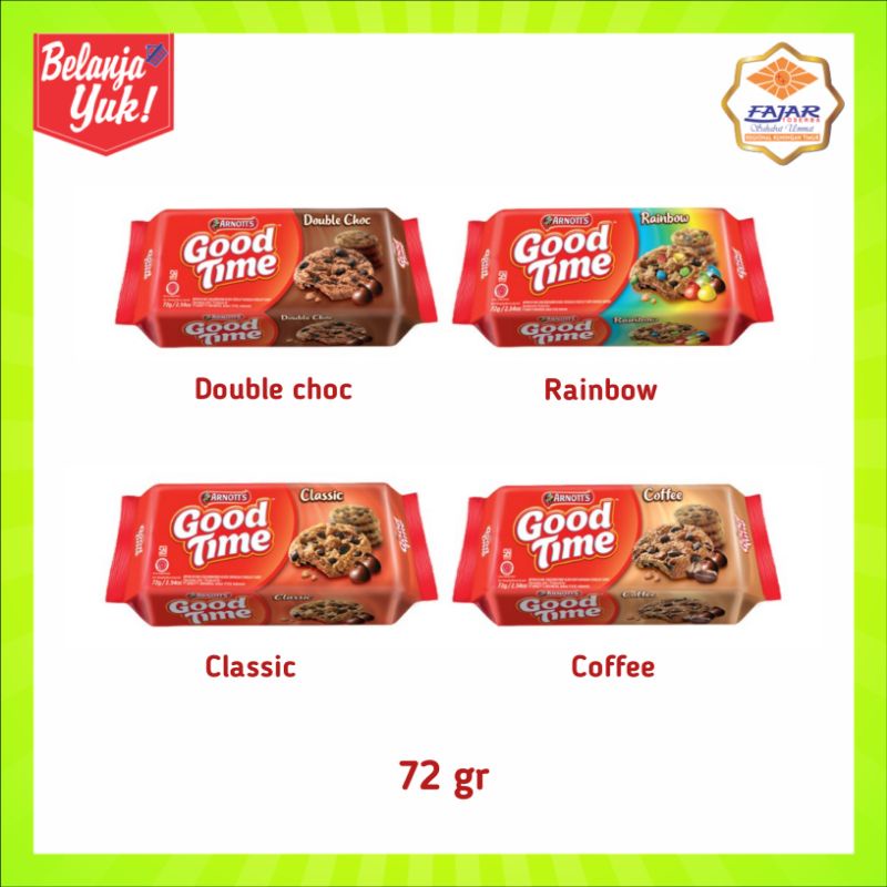 Jual Good Time Cookies Chocochips All Varian Semua Rasa Classic Double ...