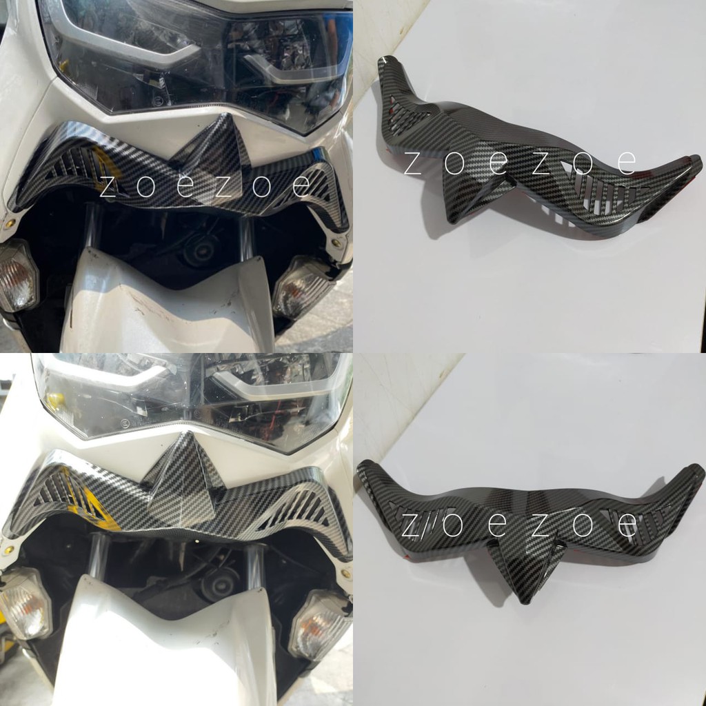 Jual winglet all new yamaha nmax 2020 mhr black diamond moncong depan ...