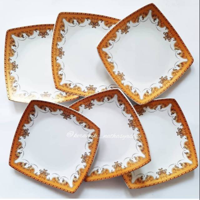 Jual Piring Keramik/Piring Kue/Piring Saji | Shopee Indonesia