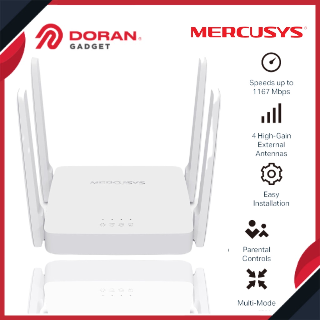 Jual Mercusys Router AC10 AC1200 Wireless Dual Band Router - Garansi ...
