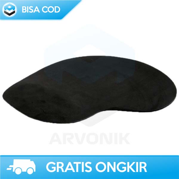 Jual MOUSE PAD POLOS HITAM ULTRA SLIM ANTI SLIP BAHAN LYCRA GEL HALUS ...