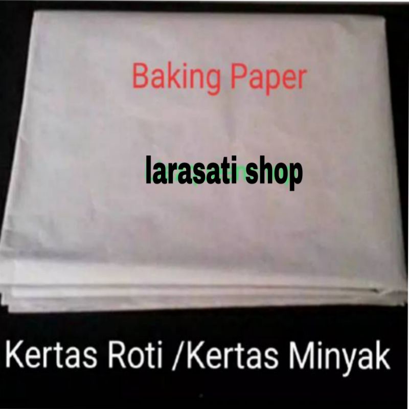 Jual kertas Roti Baking Paper 100 lembar | Shopee Indonesia