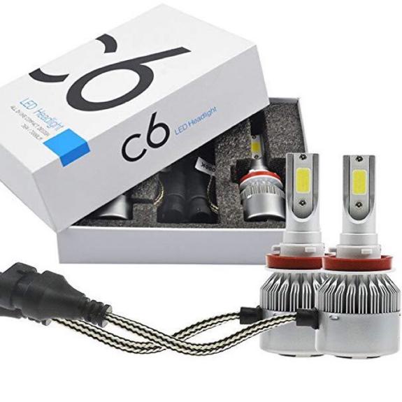 Jual Lampu C6 LED MOBIL COB Chips HB3 HB4 H11 H7 H1 H3 H4 HIR2 9012 putih Bohlam Headlamp ...