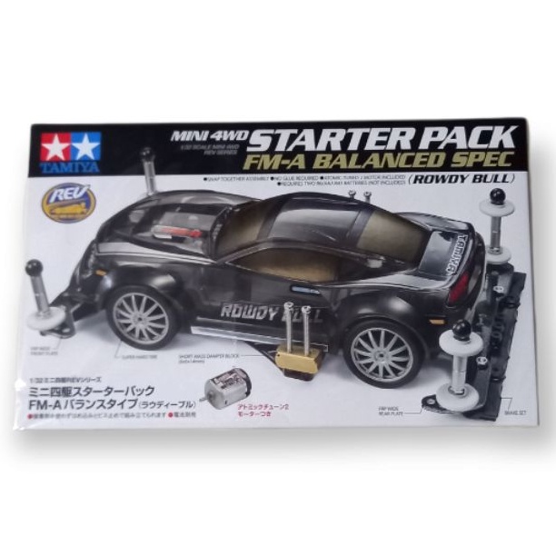 Jual TAMIYA 18710 STARTER PACK FM-A BALANCE SPEC (ROWDY BULL) | Shopee ...
