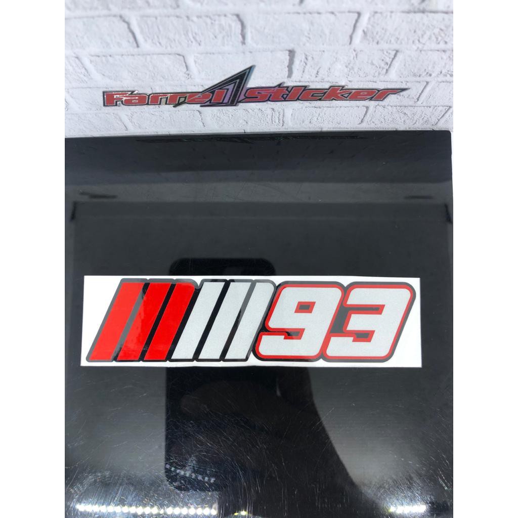 Jual stiker sticker MM93 Marc Márquez 12 CM | Shopee Indonesia