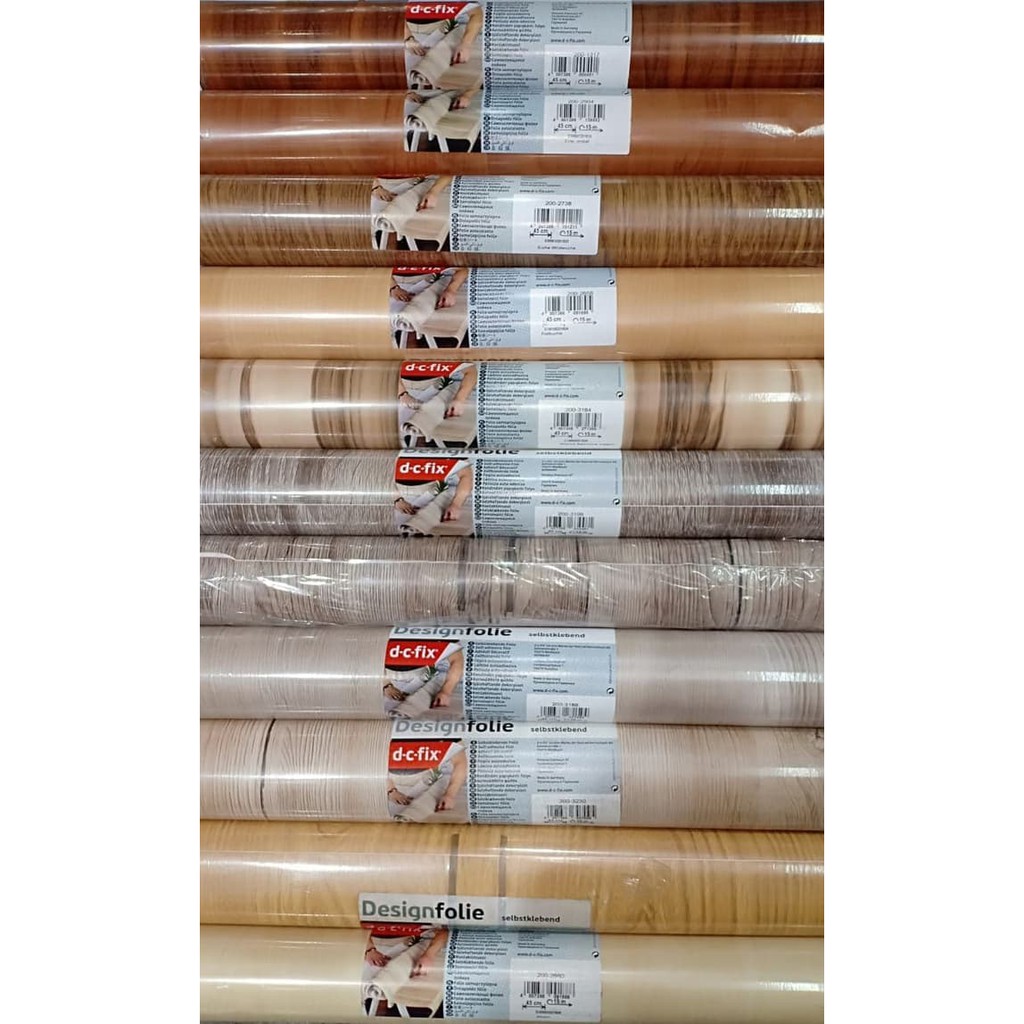 Jual STIKER / STICKER DCFIX / DC FIX motif kayu ROLL 45cm x 15 meter ...